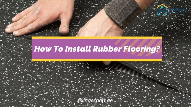 How To Install Rubber Flooring | Step By Step Guide
